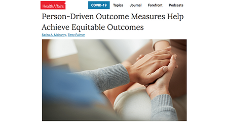 Health Affairs Forefront: Person-Driven Outcome Measures Help Achieve ...
