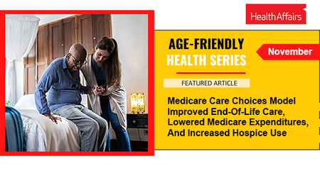 Health Affairs Publishes Age-Friendly Health Paper in November Issue