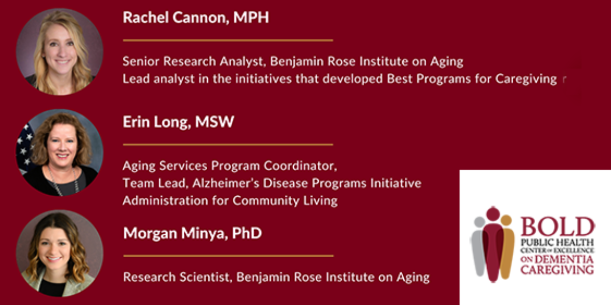 BOLD PHCOE-DC Webinar: Disseminating Evidence-Based Programs to Support ...