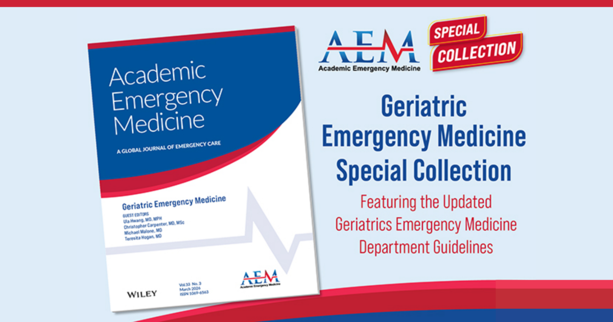Academic Emergency Medicine Special Collection: Geriatric Emergency ...
